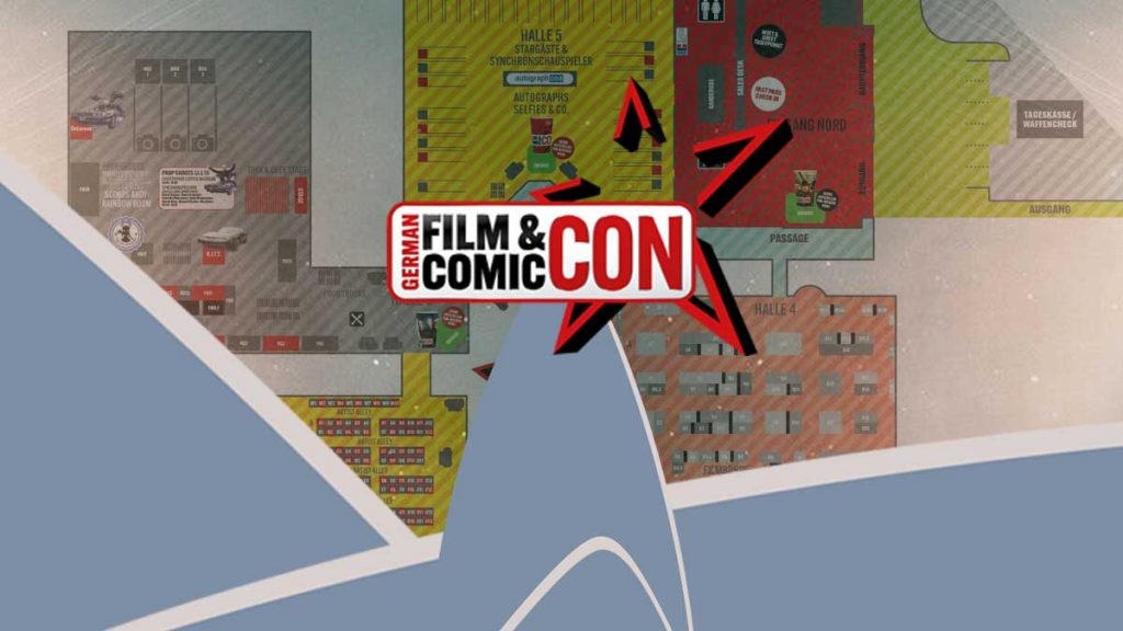 Star Trek @ German Film & Comic Con Dortmund: Der Hallenplan - Planet Trek