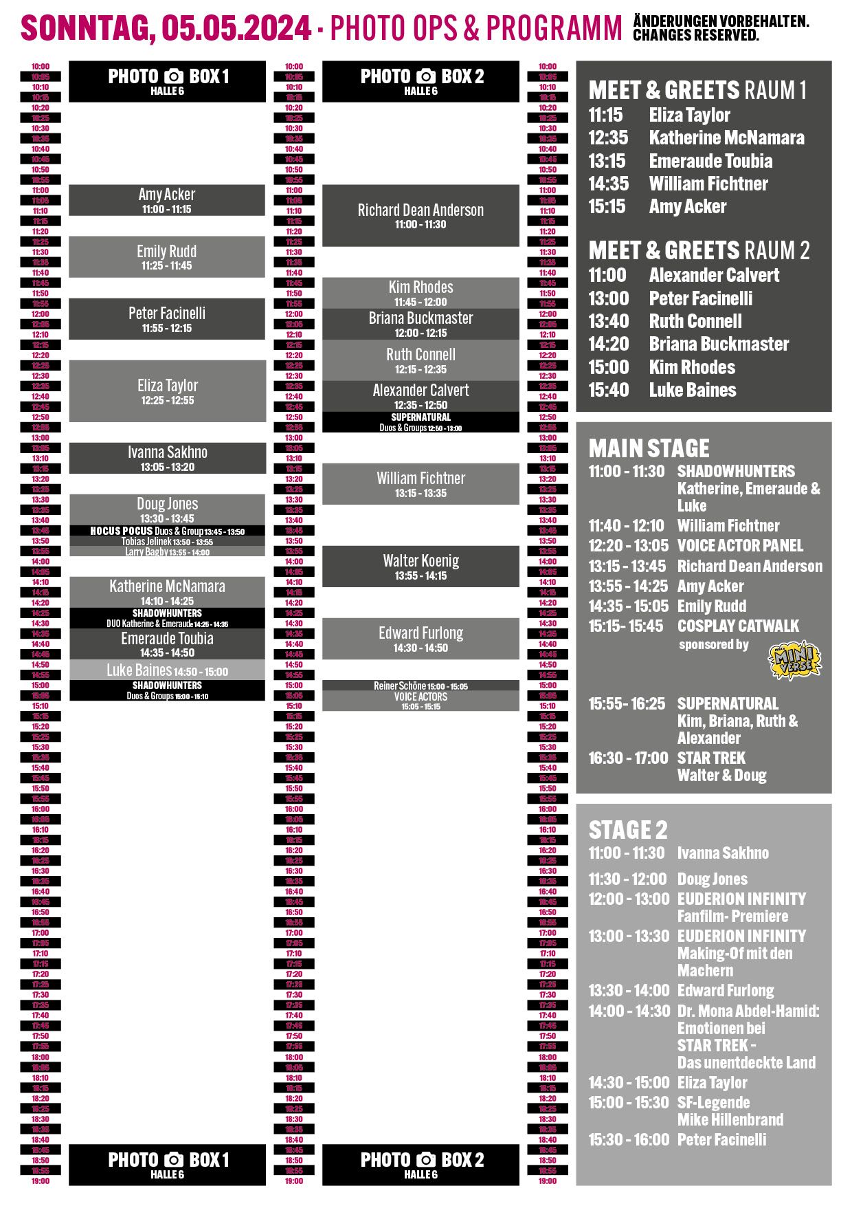 German Film & Comic Con 2024: Hallenplan und Programm - Planet Trek